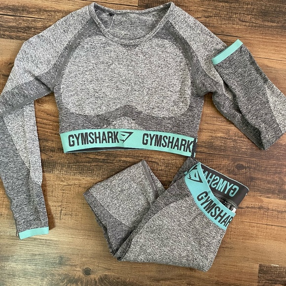 Gymshark | Pants & Jumpsuits | Gymshark Flex Seamless Contour Set 2pc ...